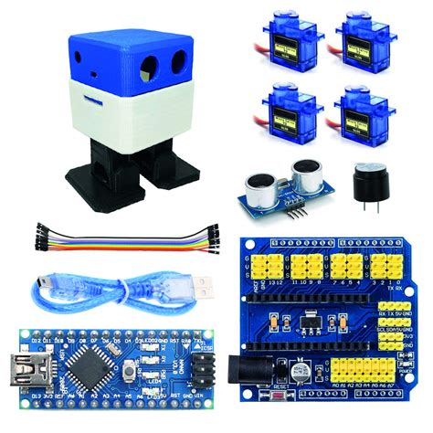 Buy Barney Robot Blue Arduinonano Project Kit Arduinobarney Robot Kit With Programmable