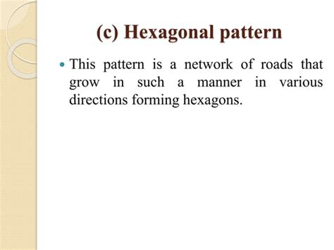 Classification Of Roads And Road Patterns Pptx Geography Science