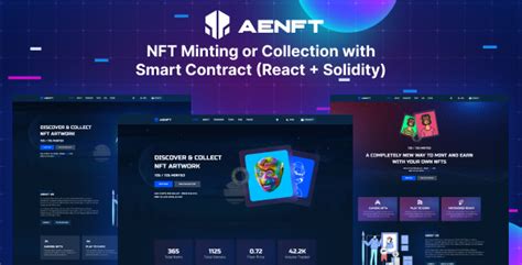 Aenft Nft Minting Or Collection With Smart Contract React Solidity