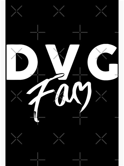 Dad V Girls Merch Dvg Logo Poster For Sale By Elbasoft Redbubble
