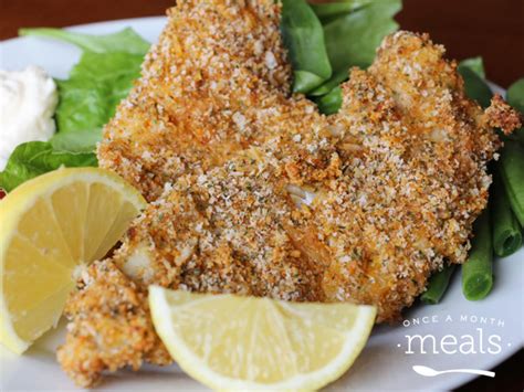 Crunchy Breaded Fish Fillets Once A Month Meals