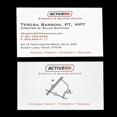 Active Rx Sugar Land Page By Page Graphic Design And Printing Llc