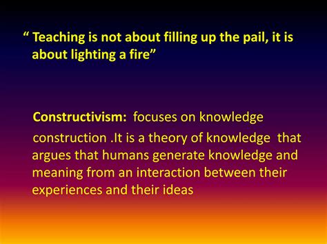 Constructivism Knowledge Construction Concept Learning Pptx