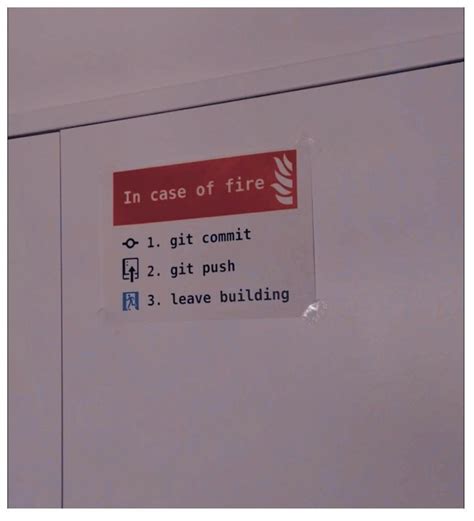 lazy programmer on linkedin i just updated our fire safety policies at