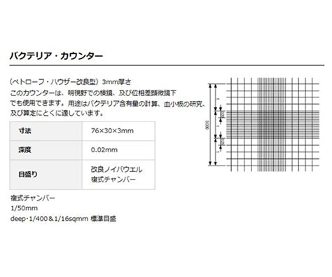 [discontinued]hemocytometer Bacteria Calculation Board Only A161 2 5679 01 【axel Global】asone