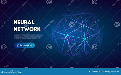 Neural Network Abstract Technology Science Background Human Brain