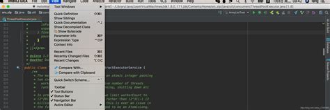 intellij idea中如何显示和关闭 工具栏，目录栏， idea 工具栏小时 csdn博客