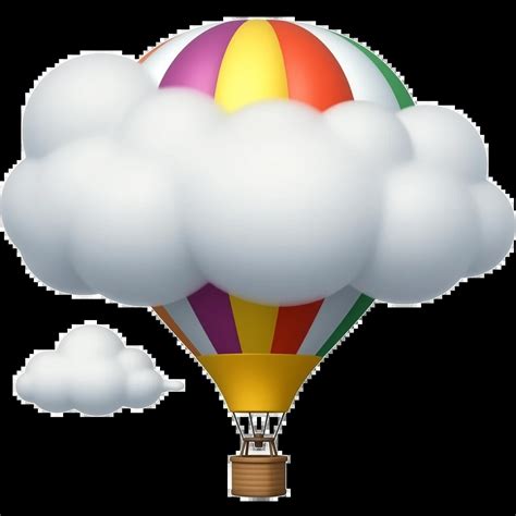 Vape Hot Air Balloon Emoji Ai Emoji Generator