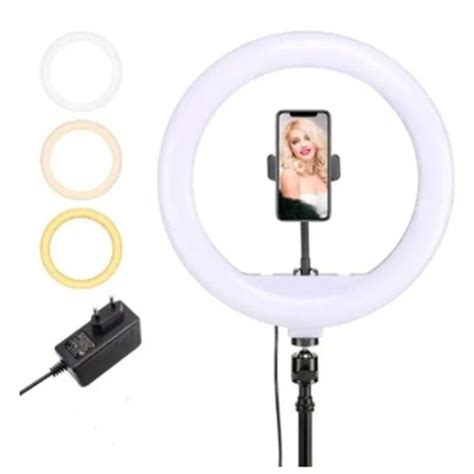 Kit Ring Light 14 Polegadas 36cm Tripé Com Suporte Promoçao Madeiramadeira