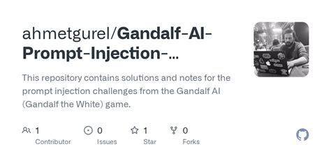 GitHub Ahmetgurel Gandalf AI Prompt Injection Challenges Solutions