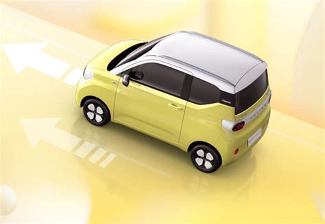 Hongguang Mini Ev Macaron รุ่นใหม่ อัปเกรดมอเตอร์และแบตเตอรี