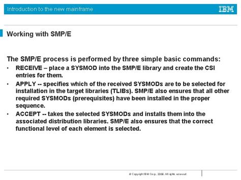 Introduction To The New Mainframe Zos Basics Chapter