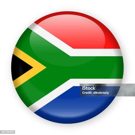 Ikon Putaran Vektor Bendera Afrika Selatan Ilustrasi Stok Unduh Gambar Sekarang Afrika