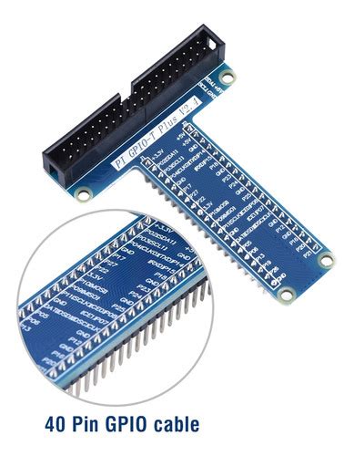 Adaptador Gpio Tipo T Placa De Extensión Cable Plano De Cint Cuotas Sin Interés