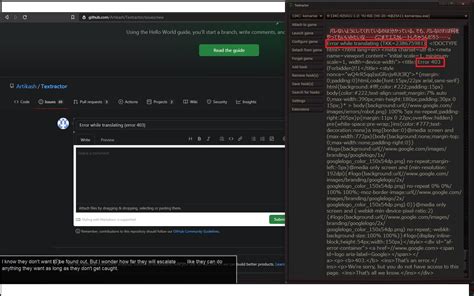 Error While Translating Error 403 · Issue 421 · Artikashtextractor