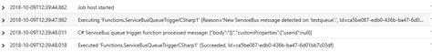 Function Invocations For Service Bus Triggers Are Not Being Displayed In The Monitoring Tab
