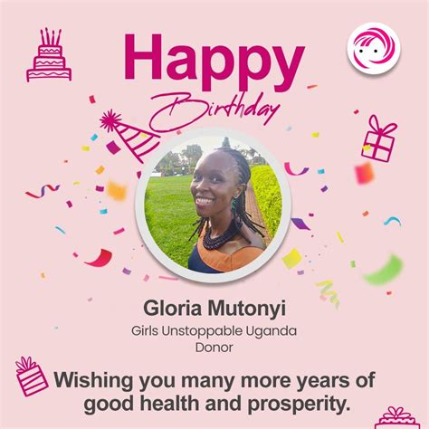Happy Birthday Our Dear Donor Girls Unstoppable Ug