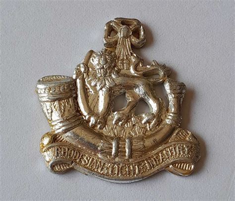 South African Army Rhodesian Light Infantry Badge No Lugs Was Sold