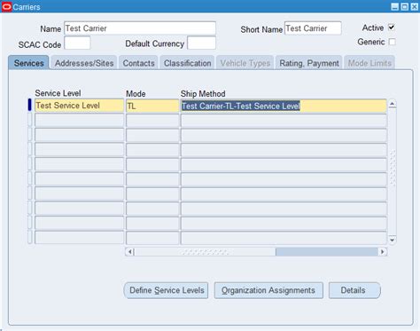 Defining Shipping Method In Oracle « Learn Oracle