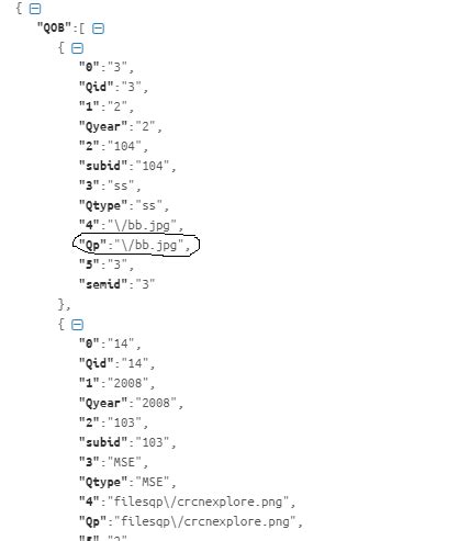 Php How To Remove Forward Slash Which Gets To The Filepath Field While Acessing Json Data