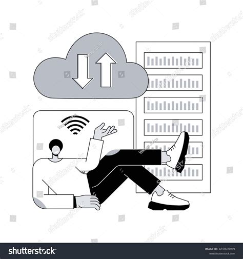 Edge Computing Abstract Concept Vector Illustration Stock Vector Royalty Free 2237639909