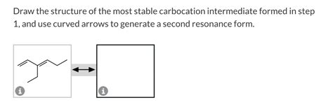 Solved Draw the structure of the most stable carbocation | Chegg.com