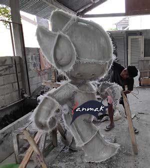Proses Pembuatan Patung Desain Hingga Pemasangan