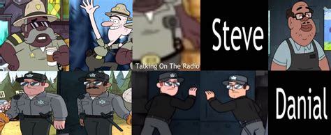 Gravity Falls Police Officers And Jailer Guards By Evanh123 On Deviantart