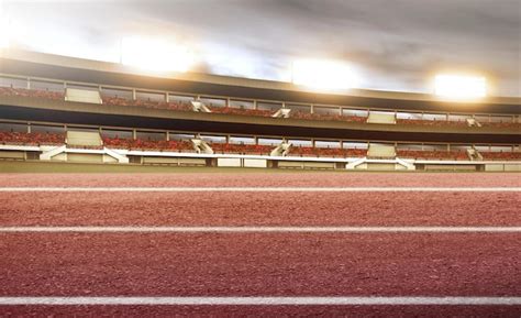 Premium Photo Running Track Background