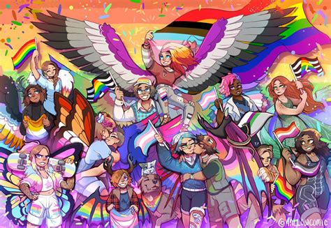 I Can Not Wait For Pride Month 🏳️‍🌈🏳️‍⚧️ Lgbt Pride Art Lgbt Art