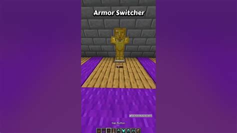 Armor Switcher Minecraft Youtube