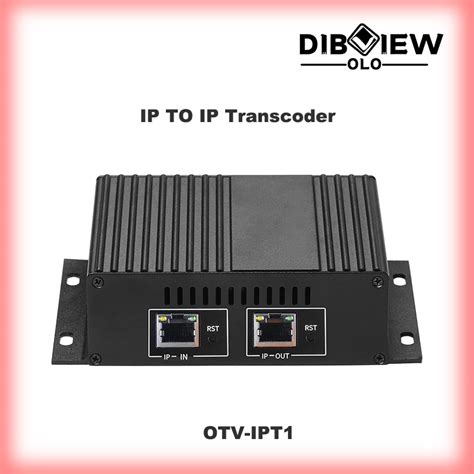 Dibview H 265 H 264 Video Streaming Decoder Iptv Transcoder Ip To Ip