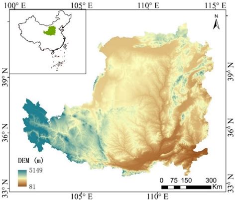 Loess Plateau Map Location