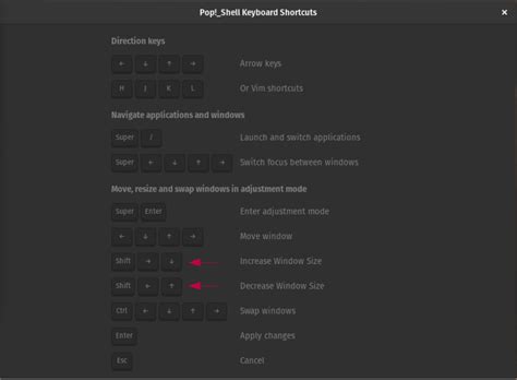 Tile Windows All Shortcuts Visual Incorrect · Issue 310 · Pop Osshell · Github