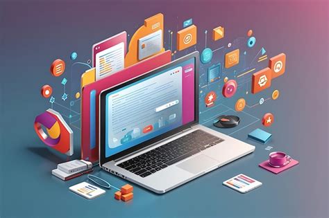 Premium Ai Image Digital Marketing Flat Vector Icons Digital