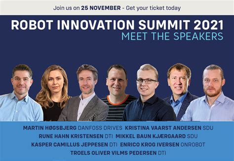 Programme Announced For Robot Innovation Summit Odense Robotics