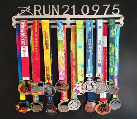 Run 210975 메달걸이 메달거치대 메달정리 메달액자 메달보관