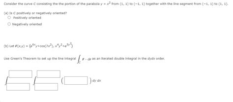 solved consider the curve c consisting the the portion of