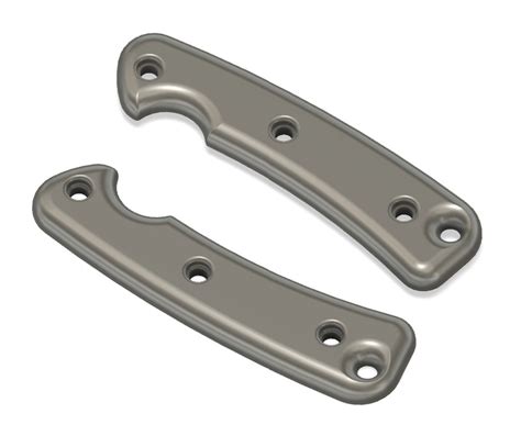 Decathlon Solognac Knife Handles By Oliva Download Free Stl Model