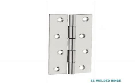 Stainless Steel Welded Door Hinge Thickness 3mm Chrome At ₹ 15piece