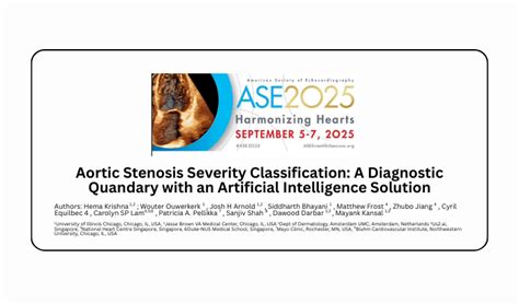 Aortic Stenosis Detection And Classification With An Ai Echo Solution Us2 Ai