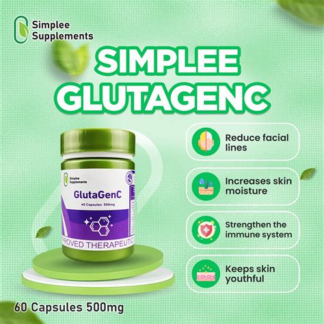 Glutagenc Whitening Supplement Simplee Supplements