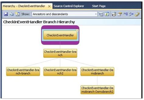 tfs 2010 version control branching and branch hierarchy dotnetcurry