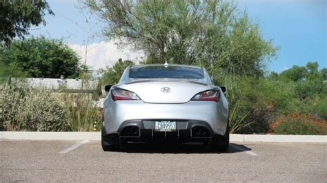 2009 2012 Hyundai Genesis Coupe Rear Diffuser Ventus Autoworks