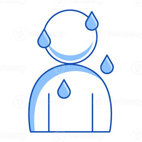 Sweating Set Of Cold Flu Allergy And Sick Doodle Style 28122543 Png