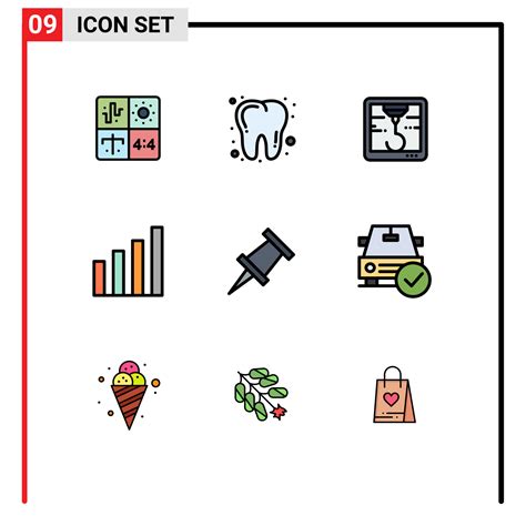 9 Filledline Flat Color Concept For Websites Mobile And Apps Checked