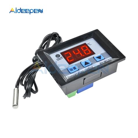 Xh W1321 Dc 12v 10a Led Digital Temperature Thermostat Controller 10a Aideepen