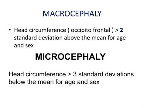 Approach To Macro And Microcephaly Pptx