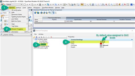 OpenPLANT AutoPLANT How To Assign Level For Structural Components In OpenPlant Modeler