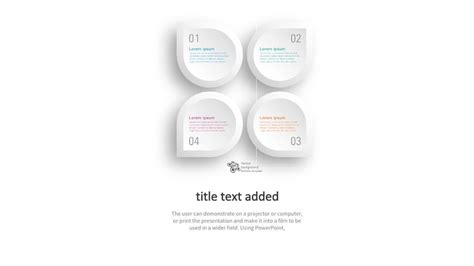 Group Of Four White Circles With Numbers Google Slide Theme And Powerpoint Template Slidedocs